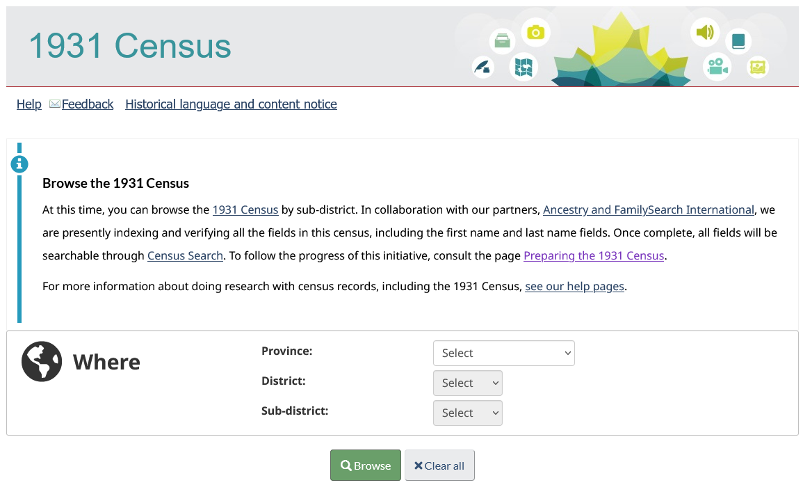 1931 Census of Canada – Kelm History Blog